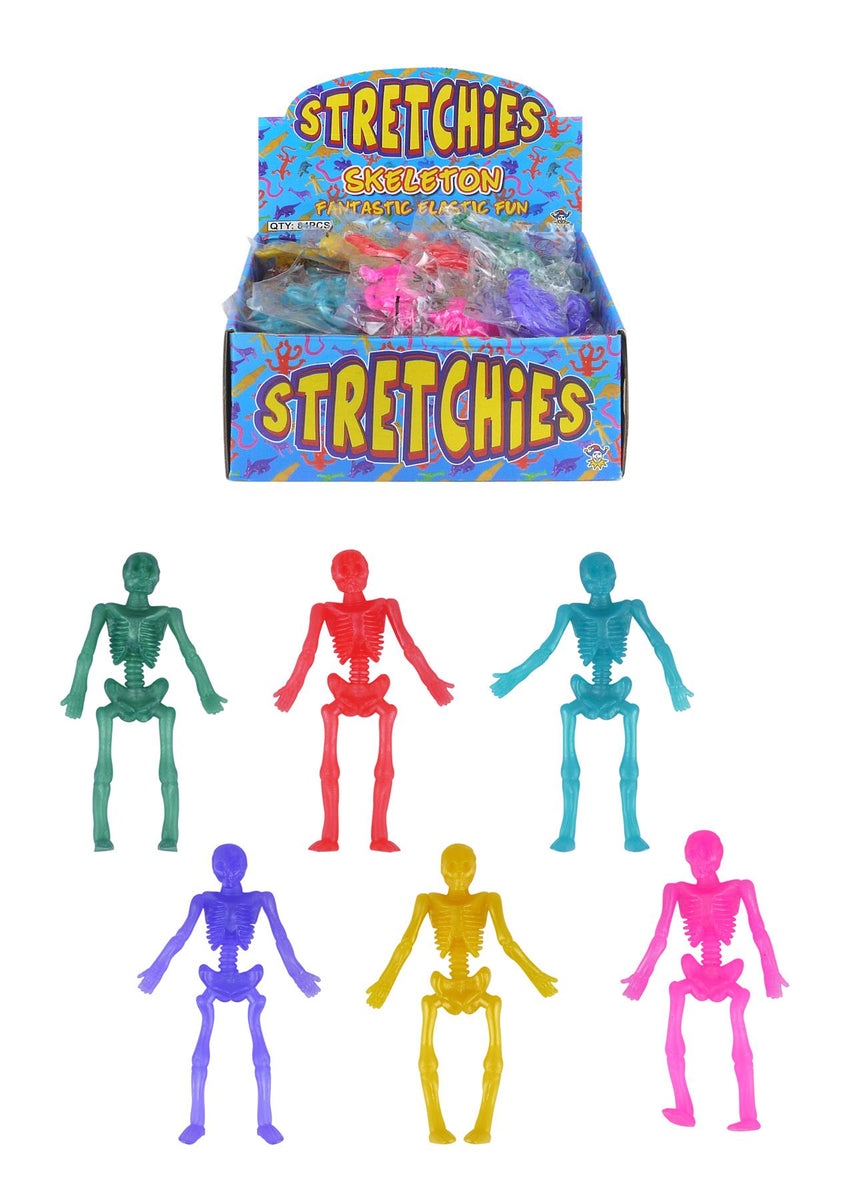 Stretch Skeleton (9cm) 6 Assorted Colours (single) – CuriousMinds.co.uk