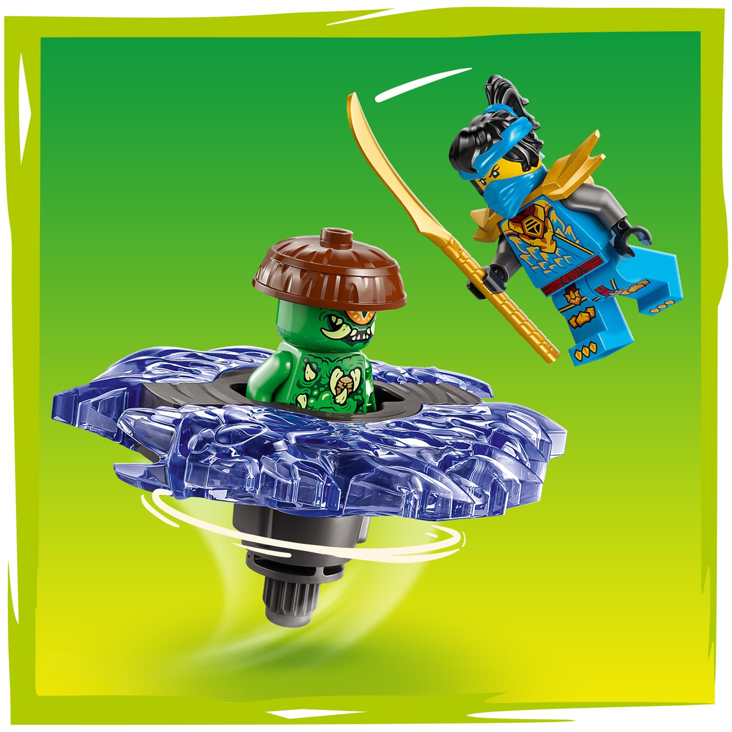 Lego Ninjago 71849 Nya vs. Mutation Monster Spinner for Ages 6 and Up ...