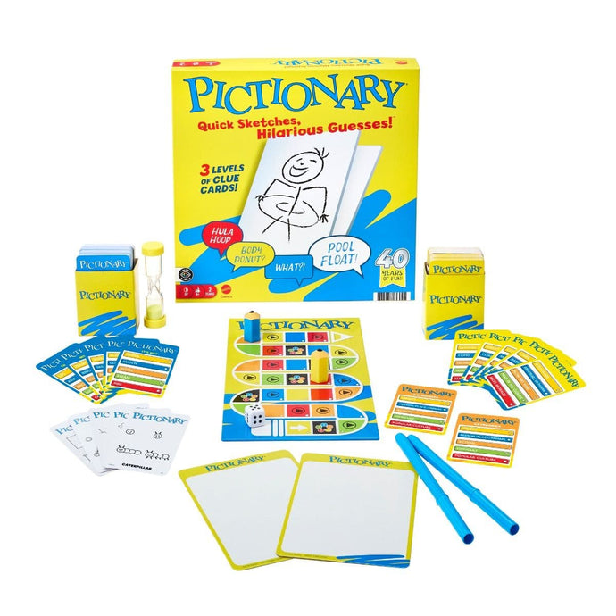 Pictionary Drawing Board Game for 2 Teams of Players Ages 8 and Up ...