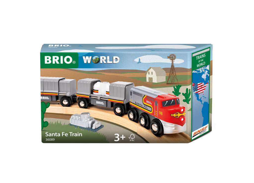 Buy Now - Brio World 36089 Trains of the World - Santa Fe Train ...