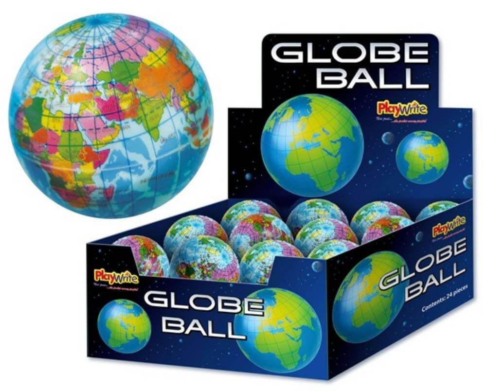 World Globe Soft Foam Squeezy Ball – Curious Minds