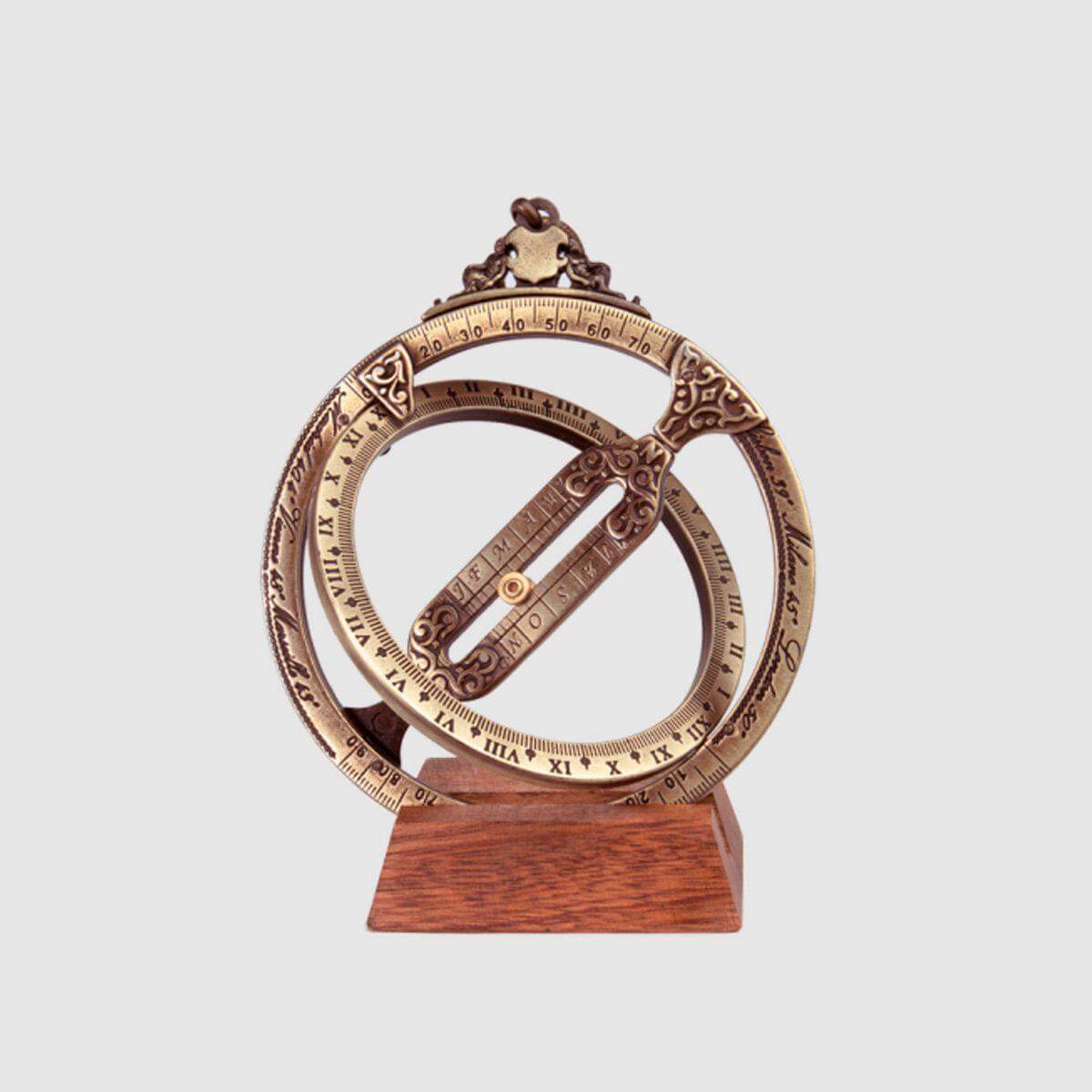 Hemisferium Equatorial Solar Clock Astronomical Ring Dial | Curious Minds