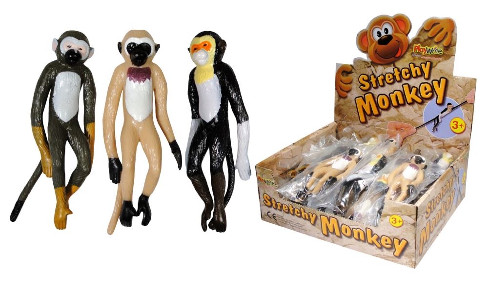 Children's Stretchy and Squishy Monkey Toy in Assorted Designs ...
