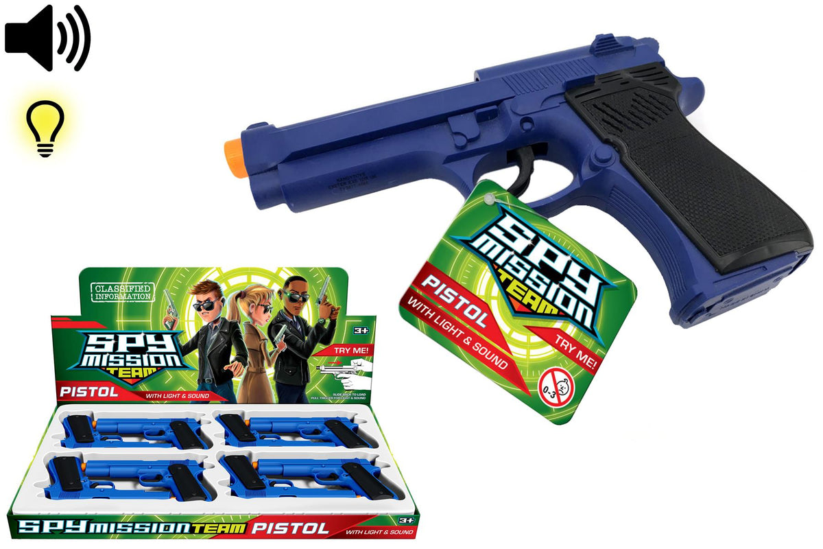 Children's Pretend Spy Gun with Realistic Light & Sound Effects ...